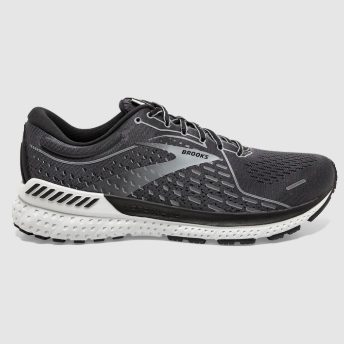 Brooks Men's Adrenaline GTS 21 Blackened Pearl | Laurie's Shoes Brooks Men's Adrenaline GTS 21 Blackened Pearl | Laurie's Shoes